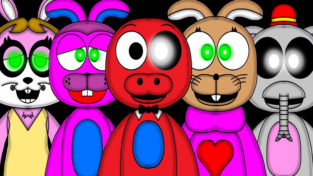 All helpers cute innocent characters - YouTube