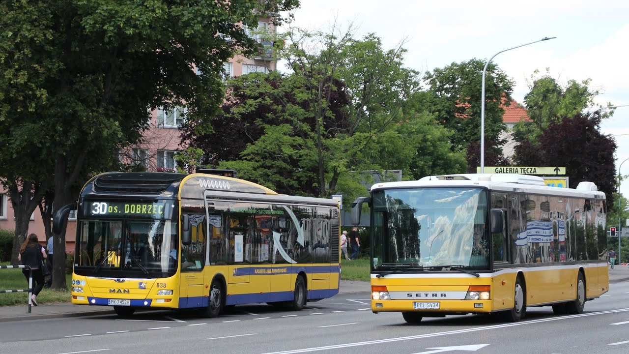 KLA Kalisz - linia 1 | MAN NL253 Lion's City #838 - YouTube