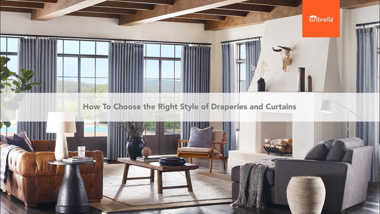 How to Choose the Right Style of Draperies and Curtains - YouTube