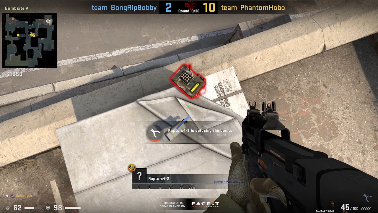 CS:GO - He's on cat. What do you mean on cat? 1v4 ninja defuse... - YouTube