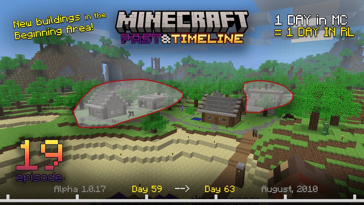 New Buildings 4 the Village | Every Minecraft Day = Day in Real Life ...