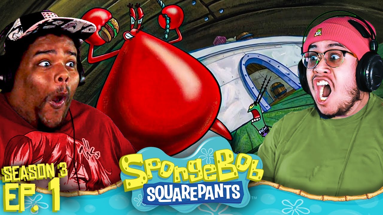 MR PLANKTON! | Spongebob Season 3 Episode 1 GROUP REACTION - YouTube
