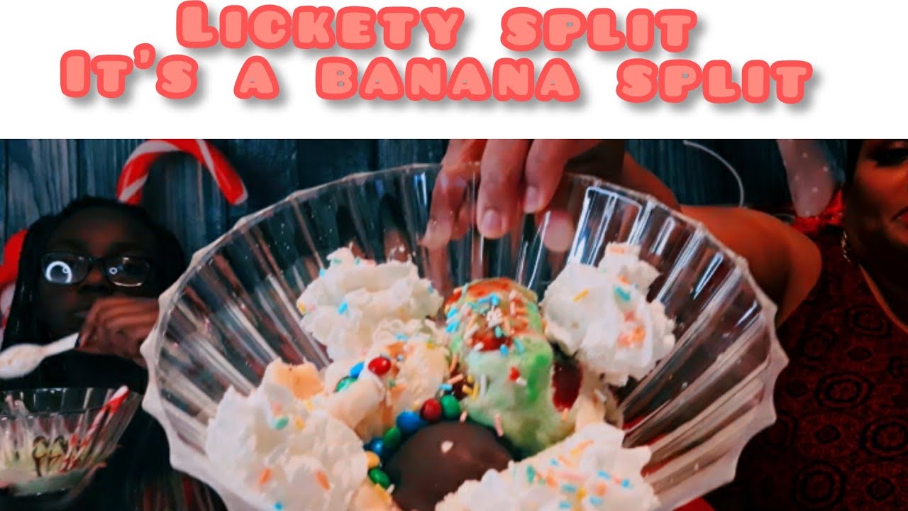 LICKETY SPLIT It's a banana split CHALLENGE created by ...