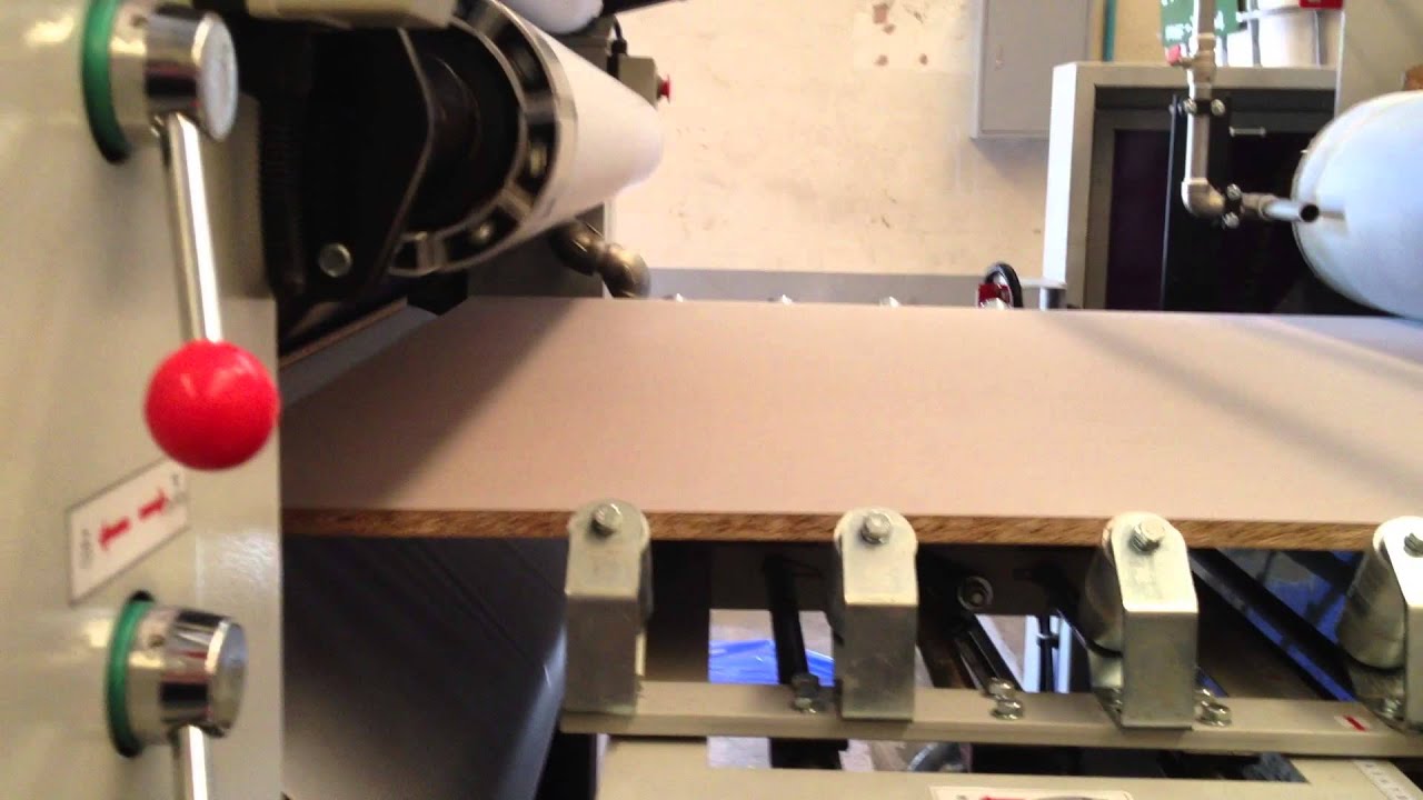 DOUBLE SIDE LAMINATING SYSTEM - YouTube
