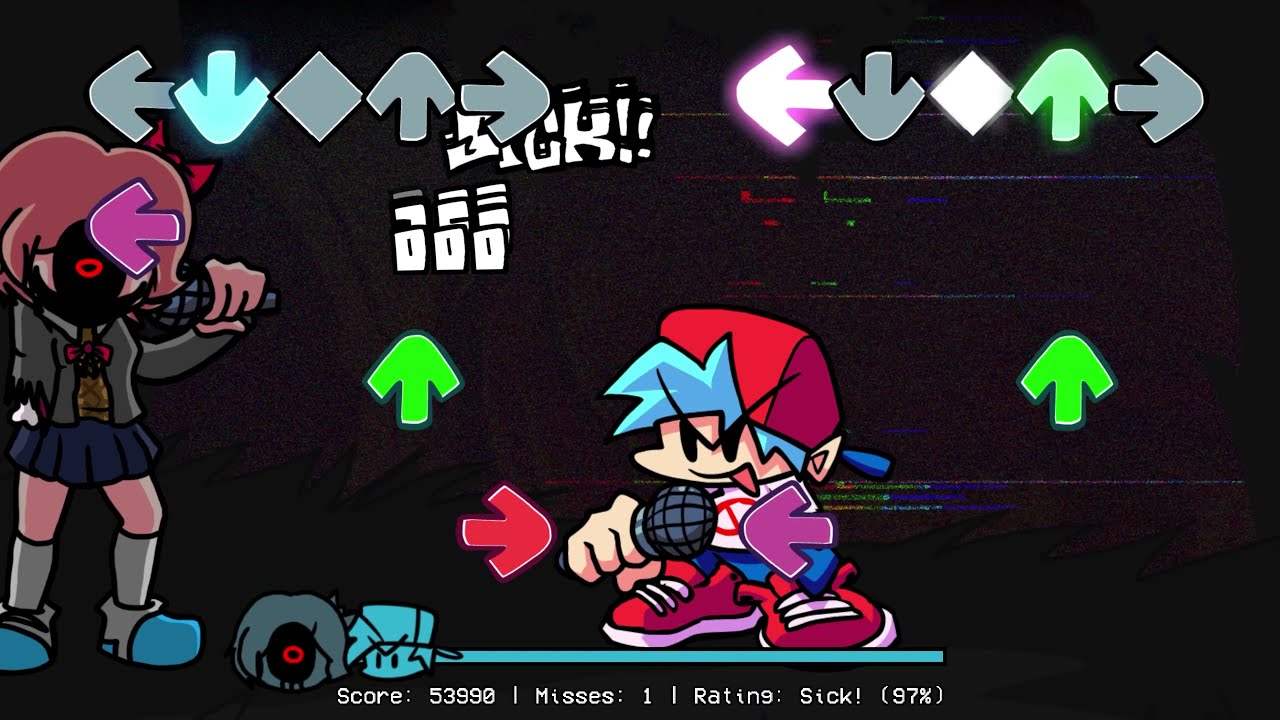 Friday Night Funkin' Triple Trouble But It's a Monika.EXE Cover (FNF ...