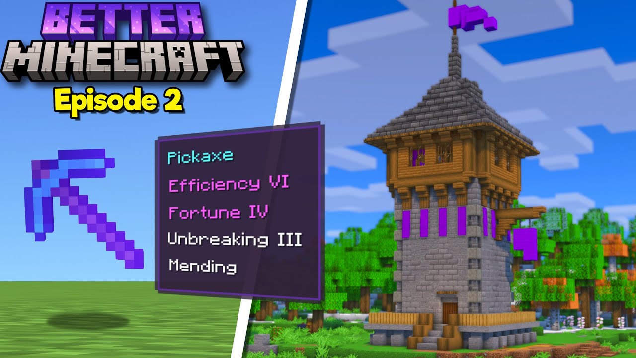 I got OP ENCHANTMENTS in BETTER MINECRAFT 1.20 - YouTube