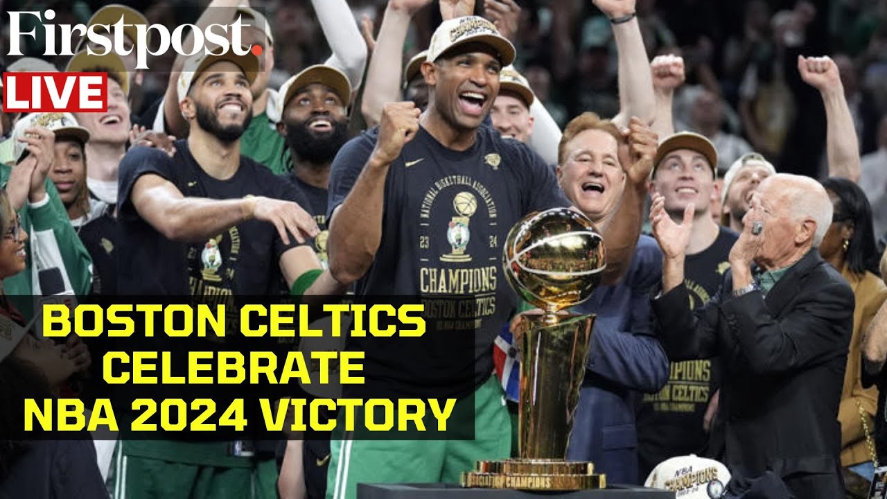 NBA 2024 LIVE: Boston Celtics Celebrate 18th NBA Championship Victory ...