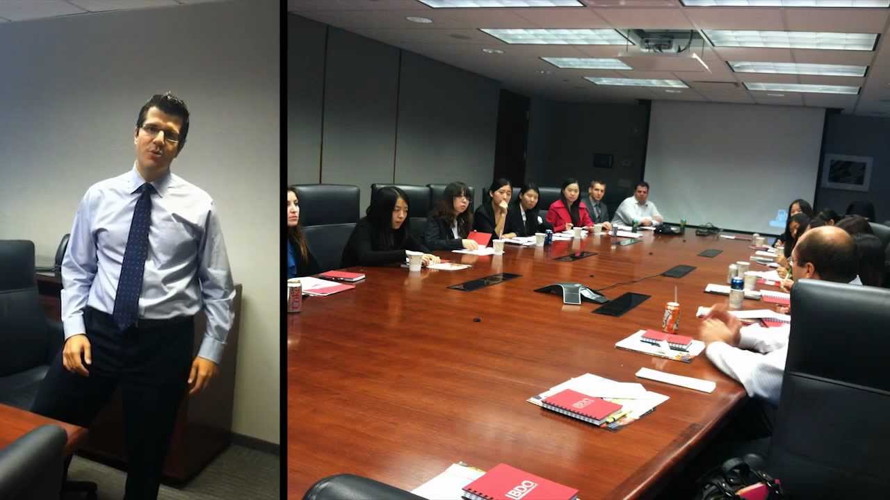 Students Get an Inside Look at BDO USA LLP - YouTube