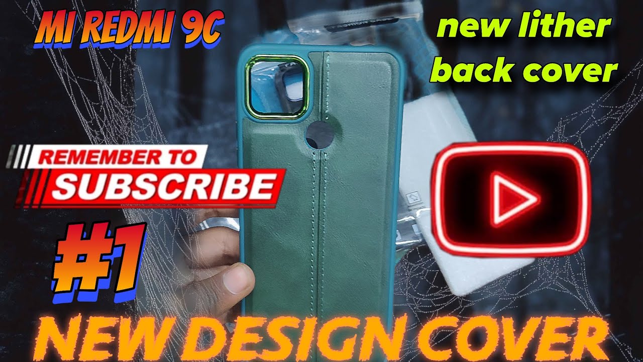 new lither back cover new design back cover mi redmi 9c mobile back ...