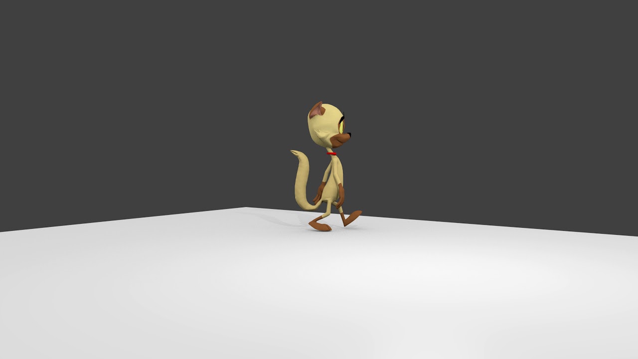 Chester Walking Animation - YouTube