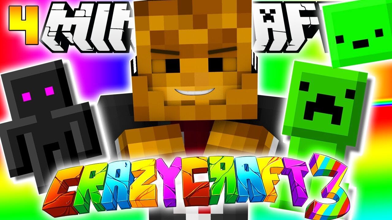 Minecraft CRAZY CRAFT 3.0 - Pet Creeper, Enderman, and Chicken Mod #4 ...