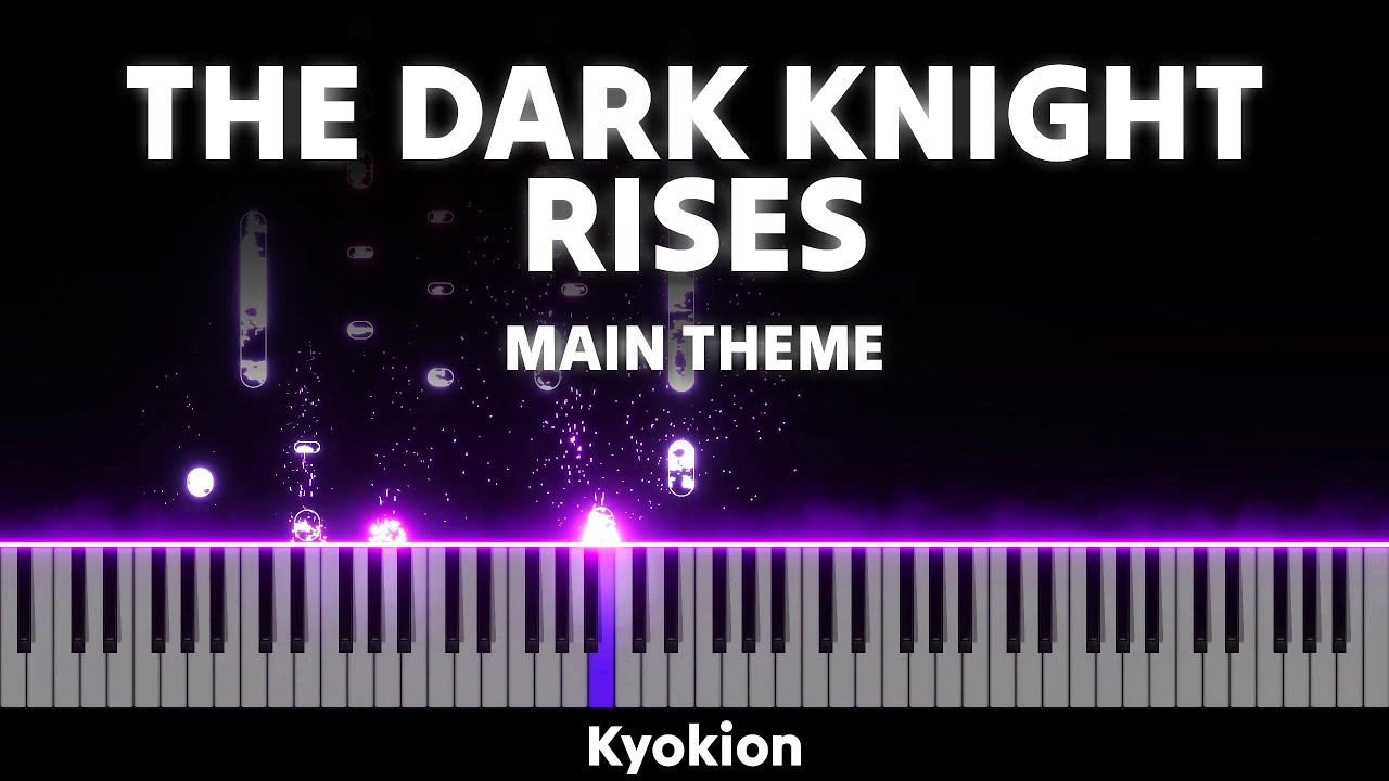 The Dark Knight Rises - Main Theme (Advanced Piano Solo) | Akmigone ...