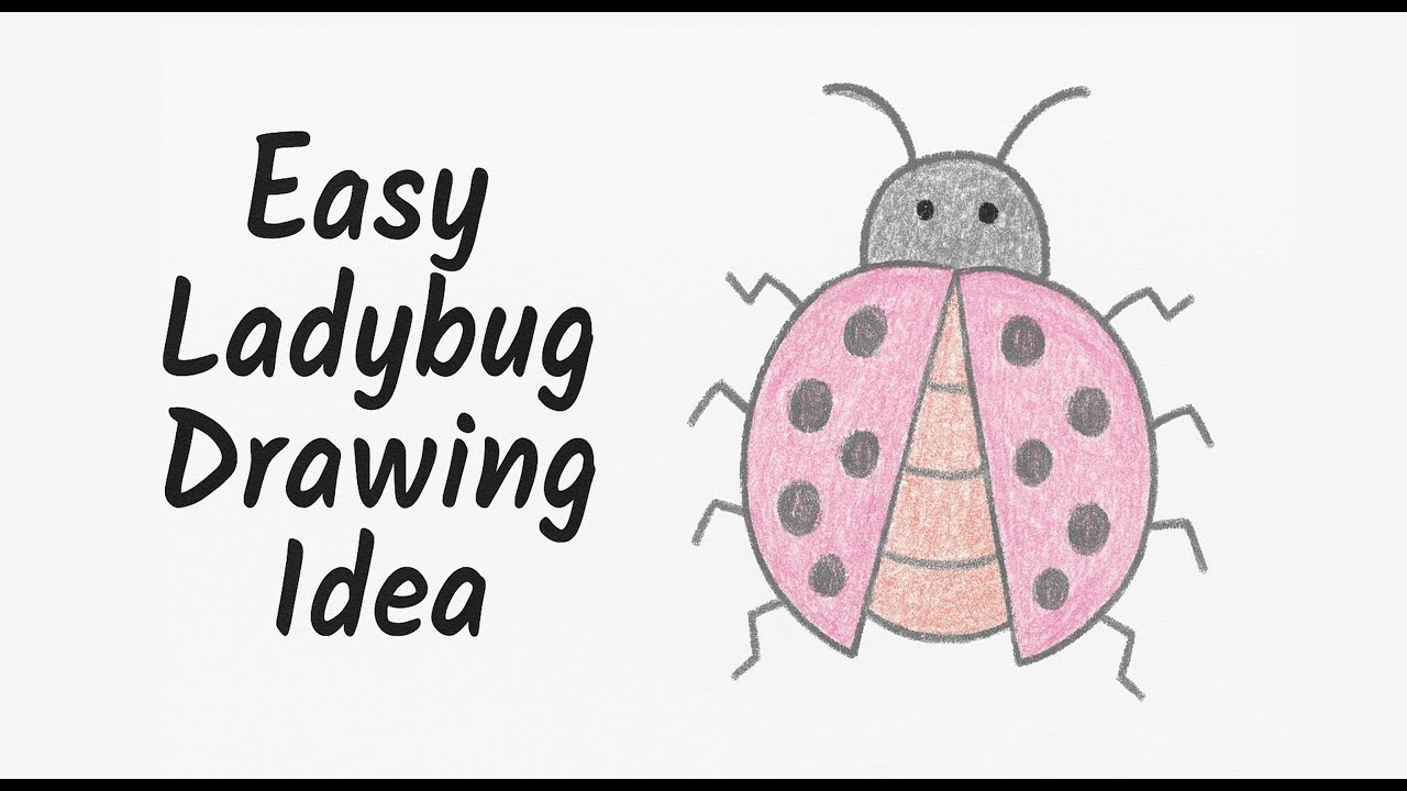 How to Draw Ladybug 🐞 | Easy Drawing for Kids & Beginners #drawing # ...