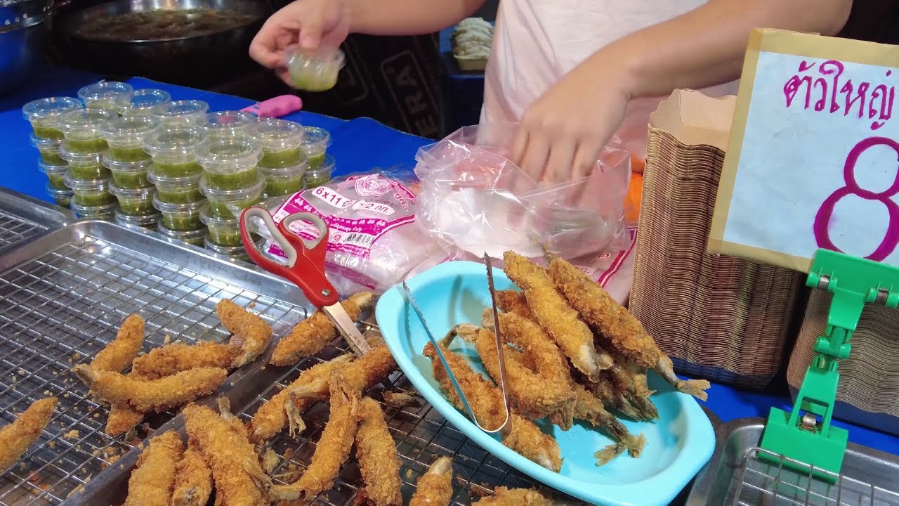 Deep Fried Fish's Roe with Spicy Sauce - YouTube