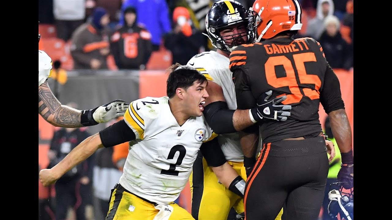 Myles Garrett Hits Mason Rudolph With Helmet, Who's To Blame? - YouTube