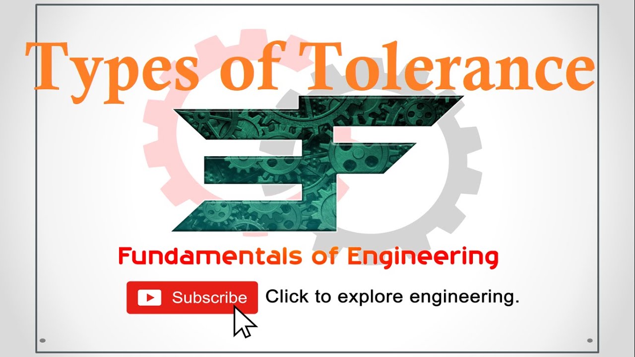 Lecture 14 - Types of Tolerance - YouTube
