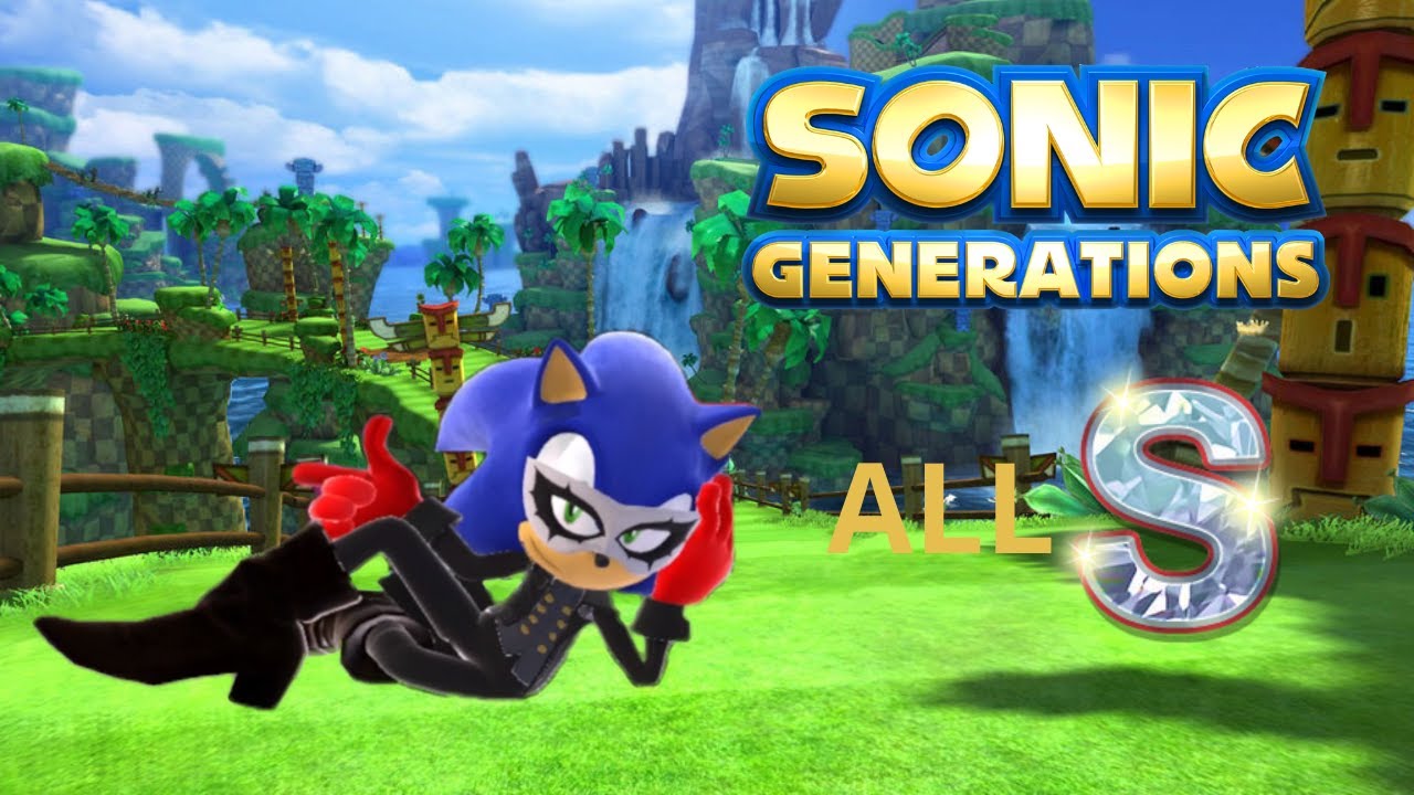 Sonic Generations All Modern Stages (as joker) [S Rank] - YouTube