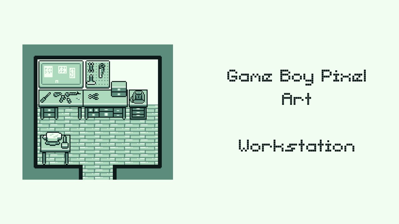 Game Boy Pixel Art | Pixel Art Timelapse - YouTube