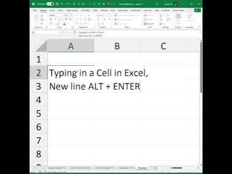 Excel Tips: Type and Navigate Faster with this Easy Keyboard Shortcut #Excel #Shorts - YouTube