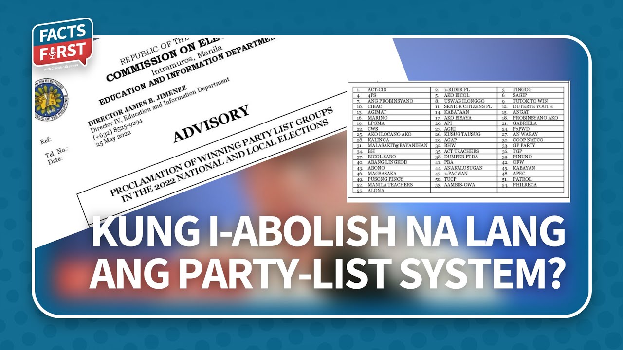 Yung totoo, gets mo ba ang PARTY-LIST system? - YouTube
