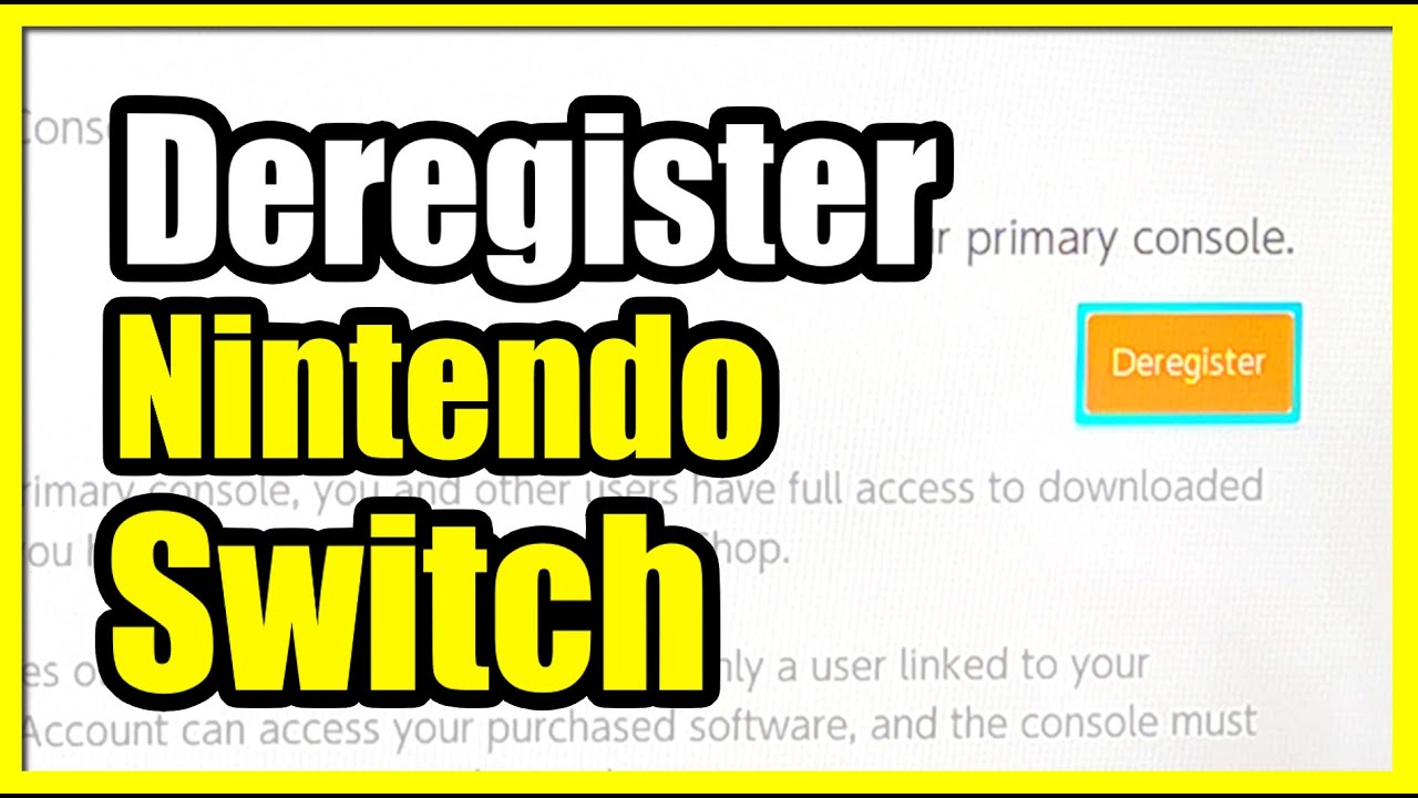 How to Deregister Switch as Primary Console & Add to New Switch ...