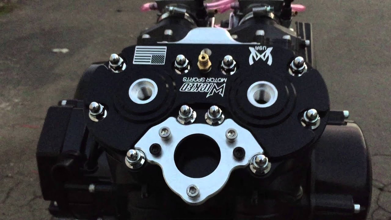 Wicked Motorsports ATV inc Turn key Yamaha RZ/RD BANSHEE Engines - YouTube