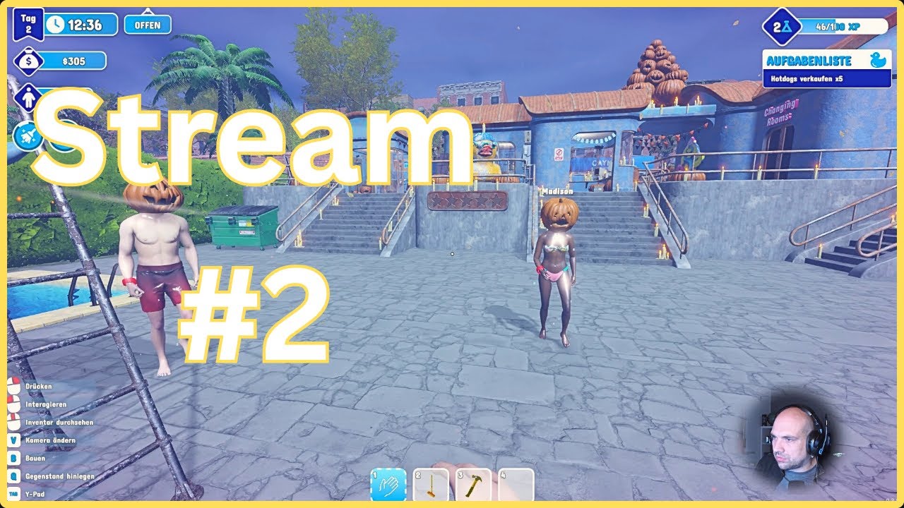Wasserspaß im Wasserpark, Waterpark Simulator - Stream #2 - YouTube