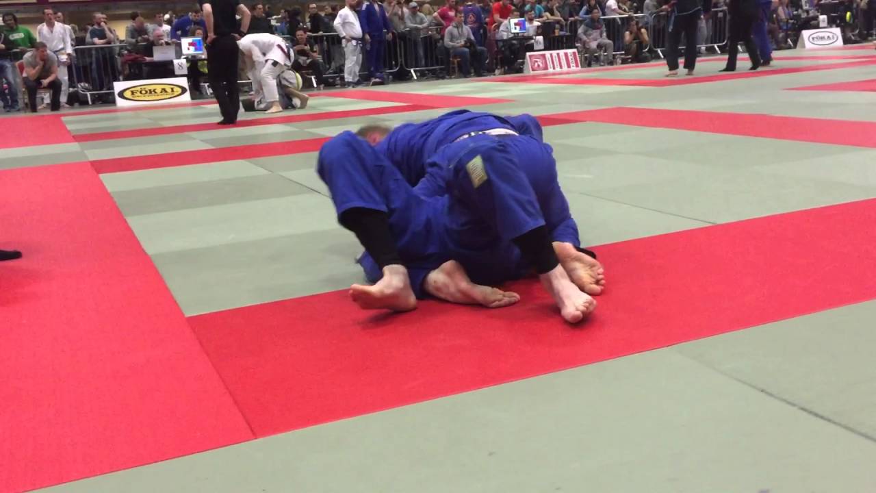 Stephen Burke BJJ Irish Open 2016 - Match 2 - YouTube
