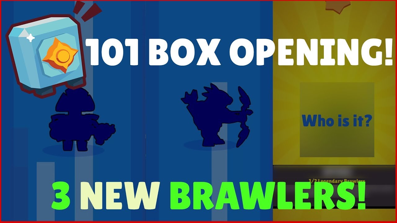 100 Brawl Box Opening | 3 NEW Brawlers! | LEGENDARY | Post-Update - YouTube
