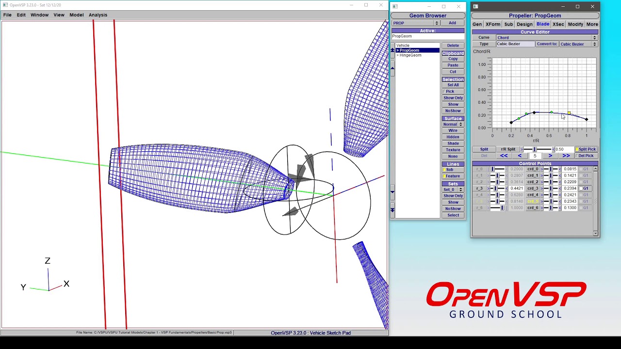 Propeller Blade Control Curve Interface - YouTube