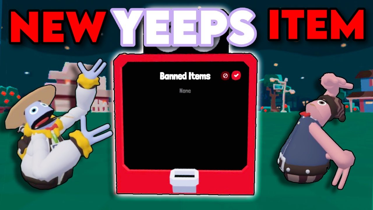 How To BAN or ALLOW Items in Yeeps Hide & Seek! - YouTube