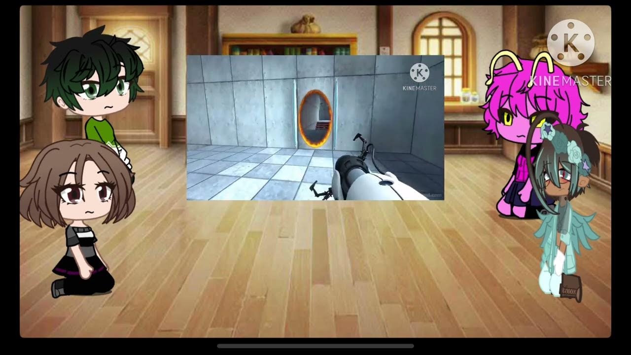 Mha+NBT reacts to portal part 1 - YouTube