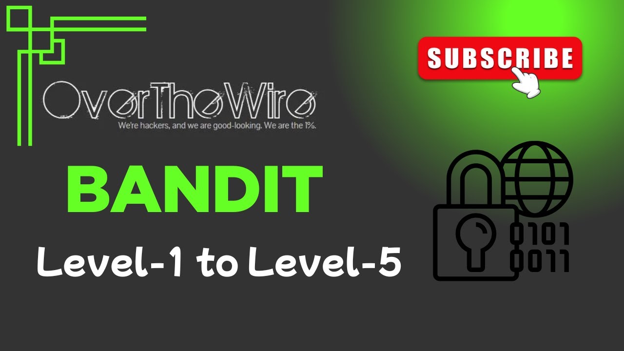 Bandit Level 1 to 5 🏴 Over The Wire CTF Walkthrough 👨‍💻 - YouTube