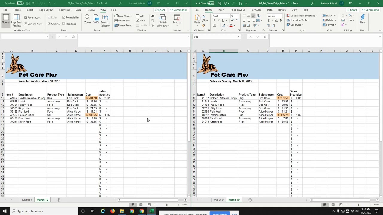 MOAC Excel 2016 Project 8-4 - YouTube
