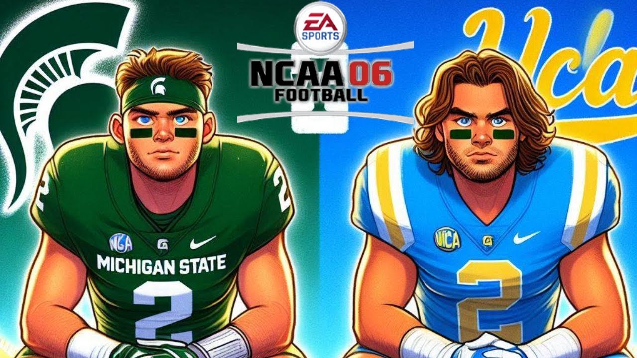 NCAA Football 06 | #2 Michigan State vs UCLA | Season 2 Week 3 Showdown ...