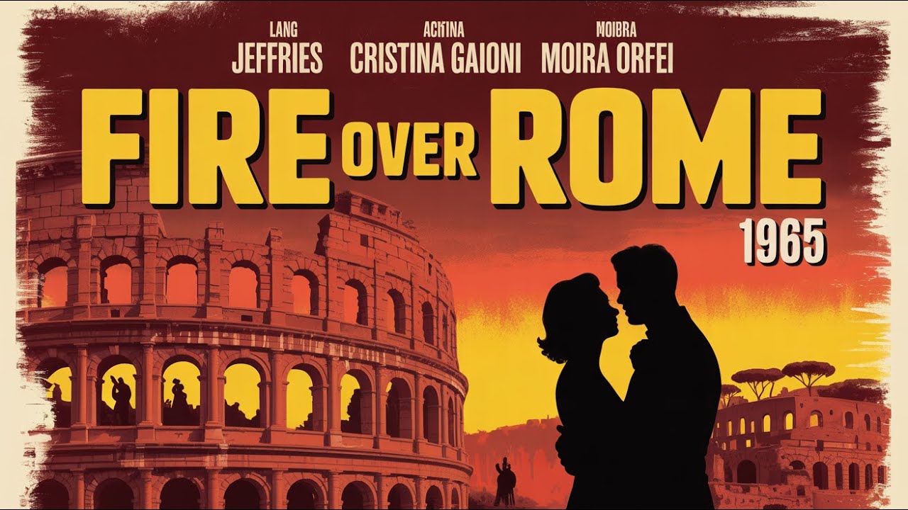 FIRE OVER ROME 1965 Film in English, Lang Jeffries, Cristina Gaioni ...