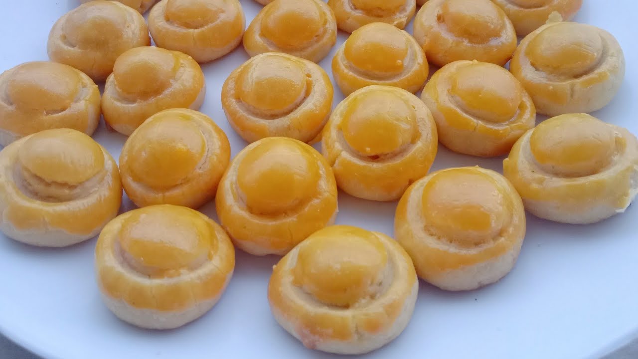 super glowing !! nastar jamur tanpa oven super meprul bgt - YouTube
