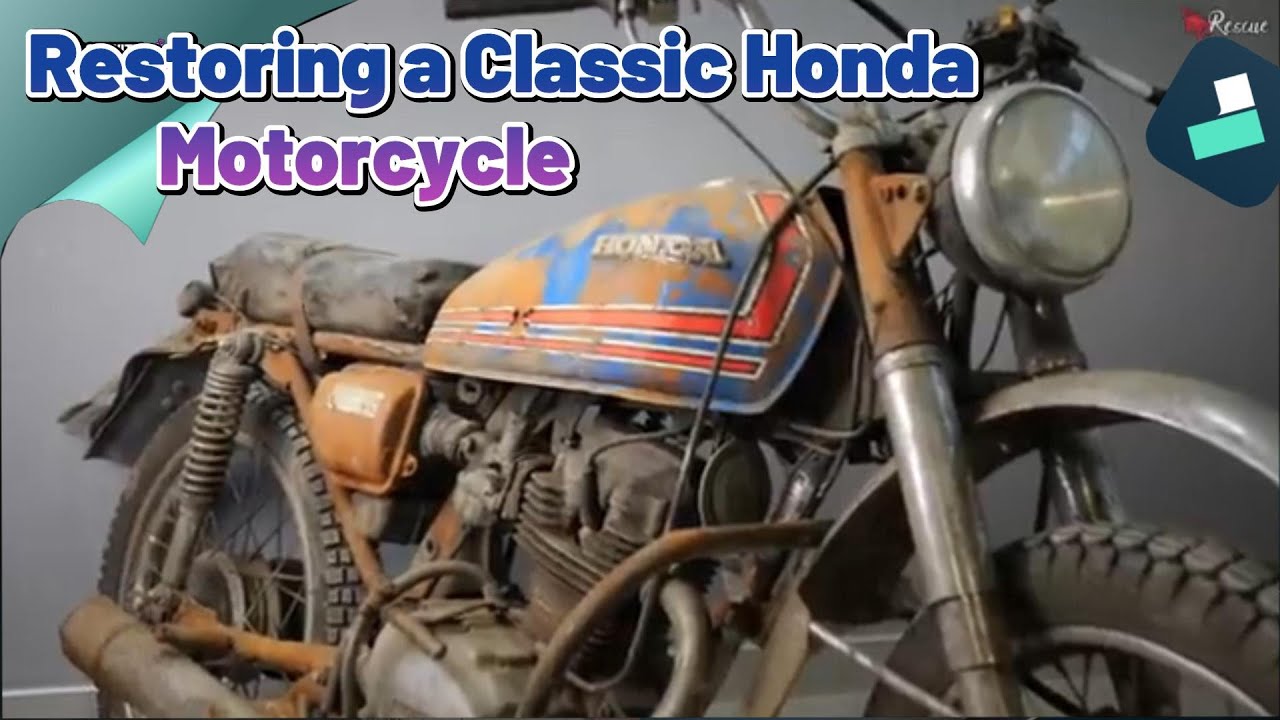 HONDA OLD MODEL BIKE FULL RESTORATION - YouTube