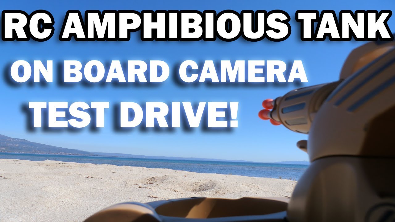 RC Amphibious Tank - Test Drive! - YouTube