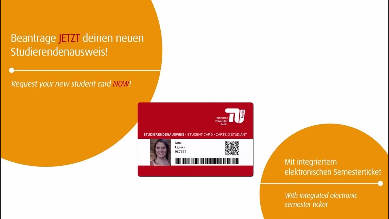 Neuer Studierendenausweis an der TU Berlin - New student card at TU ...