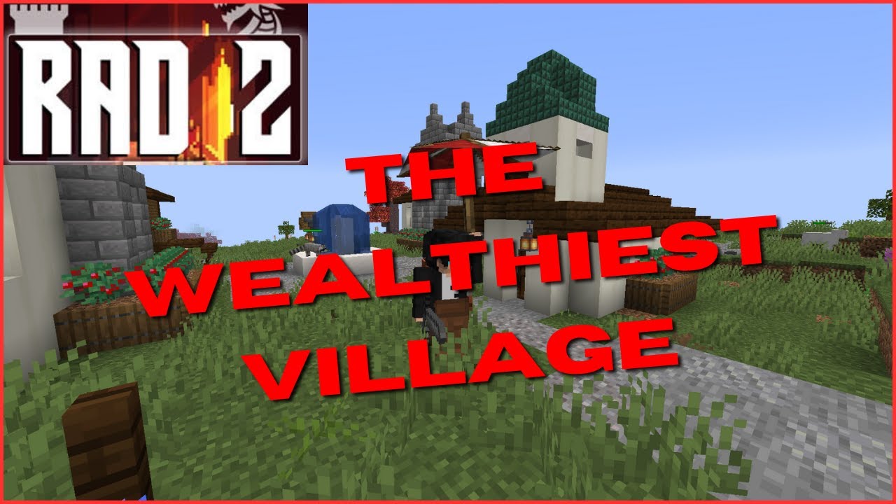 I Found the Most Wealthy Village In All Of Minecraft In RAD2 (RAD2 Ep 2 ...