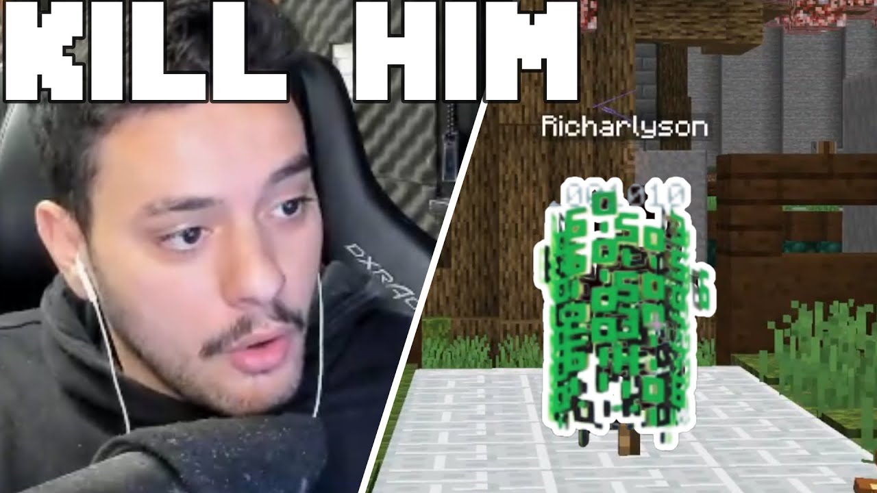 Richarlyson Pranks Forever as Code Monster on QSMP Minecraft - YouTube