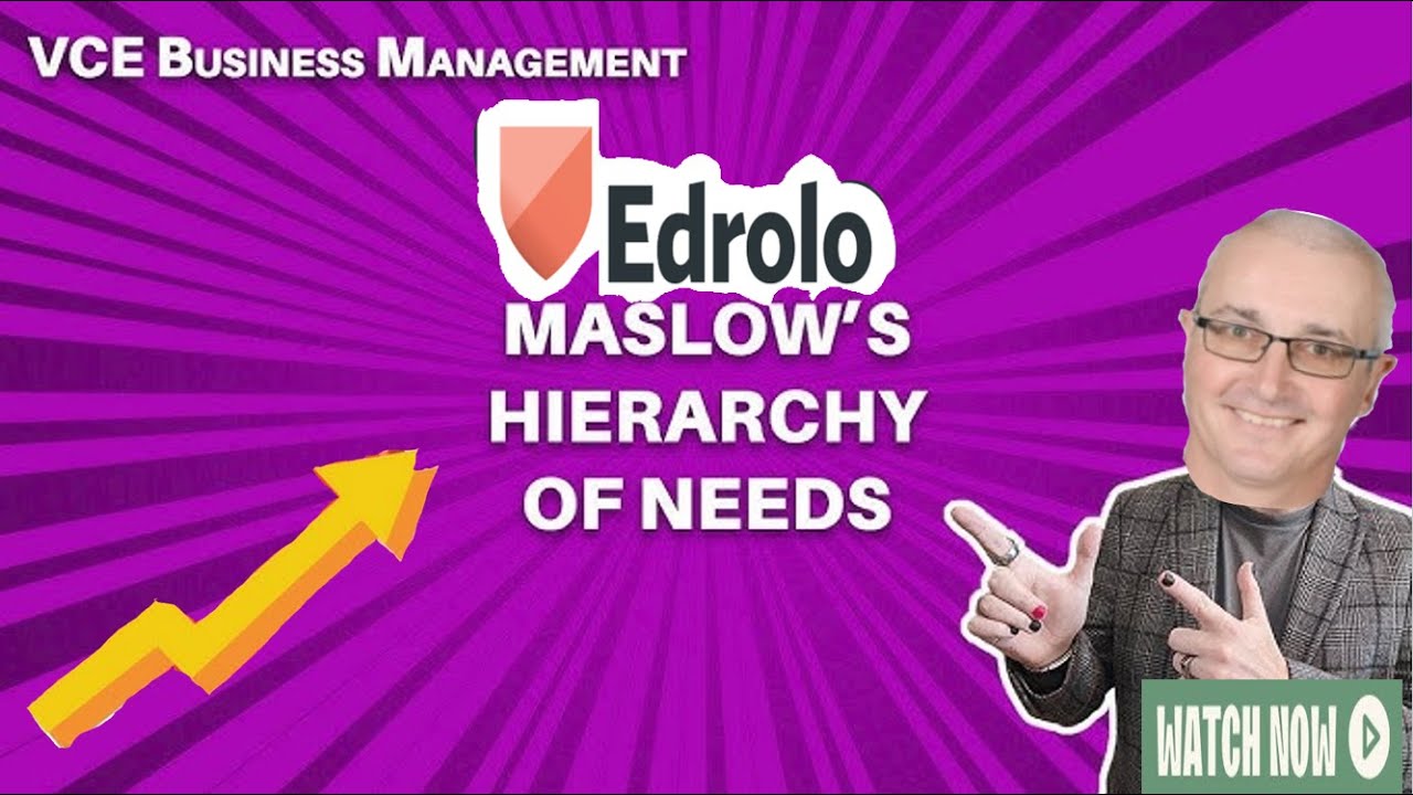 2B Maslow's Hierarchy of Needs | VCE Business Management 3&4 | Edrolo ...