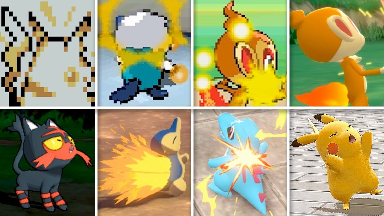 Evolution of Pokémon Games Death Animations & Game Over Screens (1996 ...