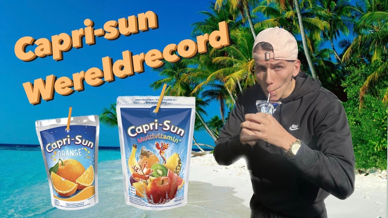 WERELDRECORD CAPRI-SUN DRINKEN - YouTube