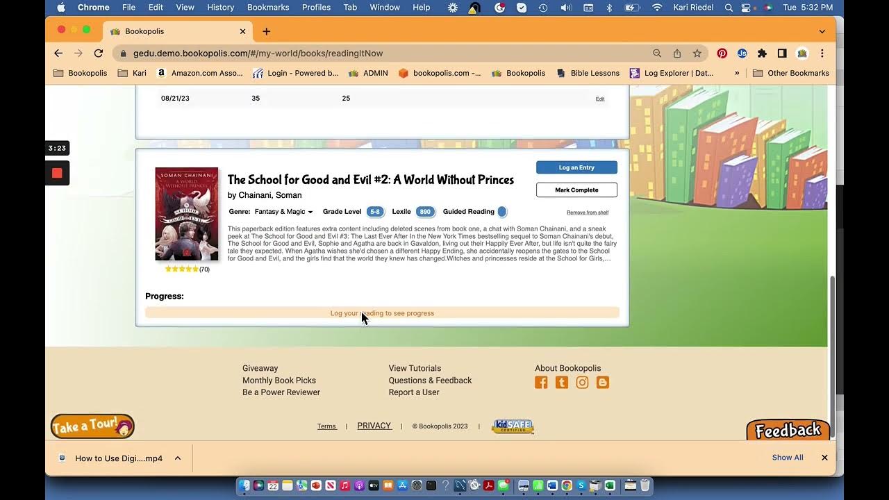 Tutorial: How to Log Your Reading Using Bookopolis (2023) - YouTube