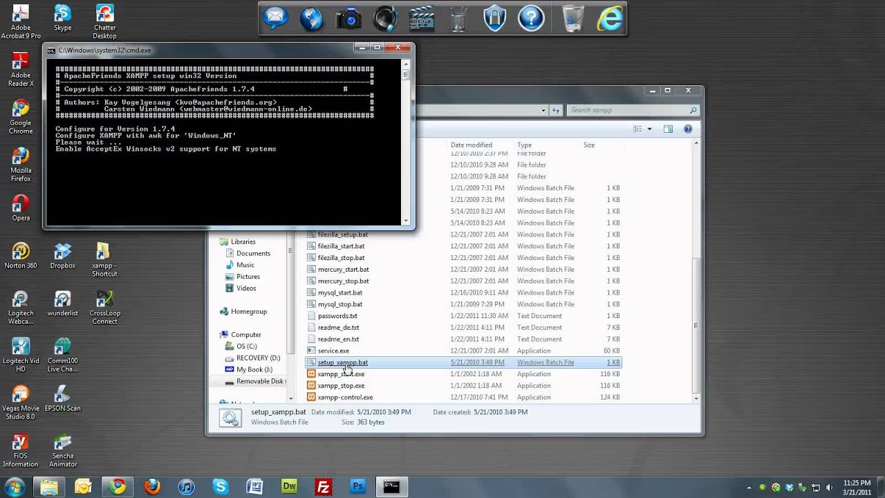 Installing XAMPP on to a USB Drive - YouTube