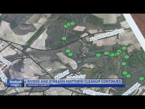 Rivers and streams Matthew cleanup continues