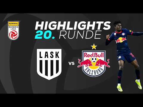 LASK vs FC Red Bull Salzburg 20. Runde ADMIRAL Bundesliga 2025/26