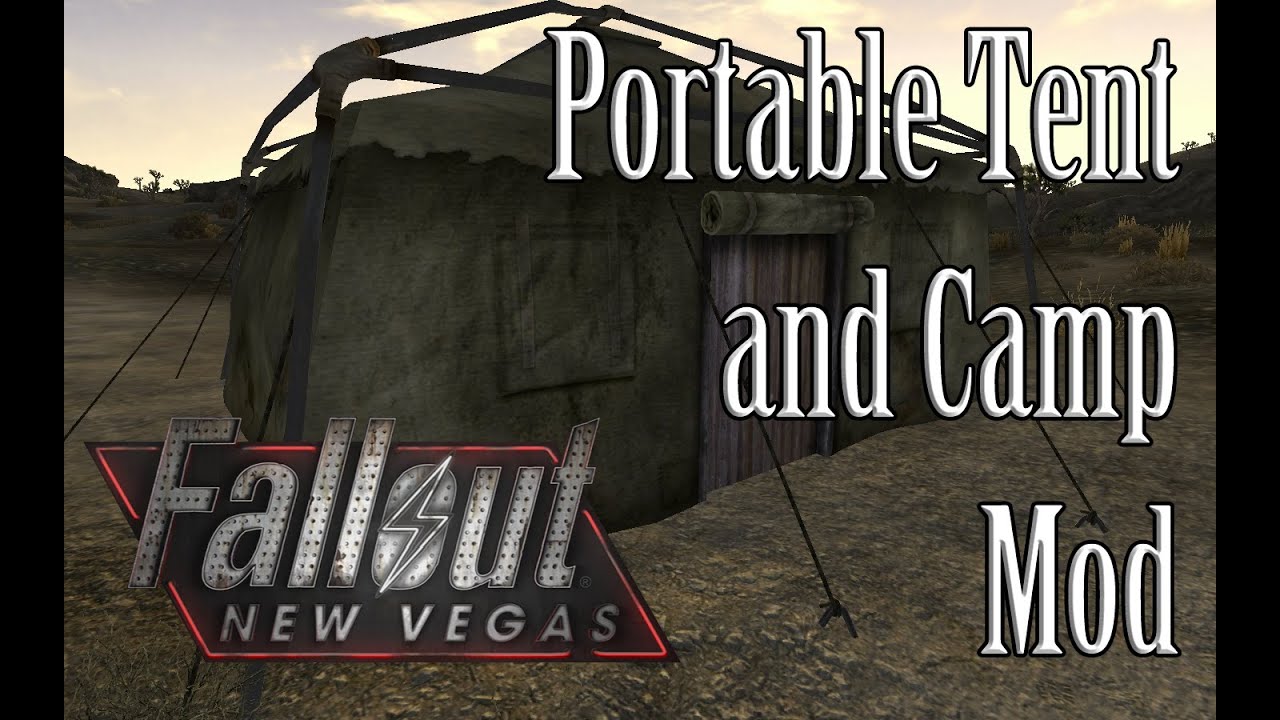 Fallout: New Vegas | Portable Tent and Campsite | Mod Spotlight - YouTube